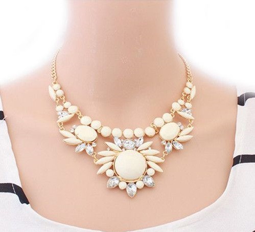 Flower Jewelry Club Night Out Party Girl Necklace on Luulla